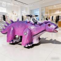 China Customizable Kids Electric Dinosaur Ride-On Toy Dinosaur Walking Animal Car for Amusement Parks & Shopping Malls for sale