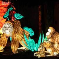 China Wholesale Animal Silk Lanterns - Orangutan & Chameleon Designs, Perfect for Park & Zoo Decorations for sale