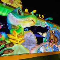 China Custom Cartoon Dinosaur & Zodiac Animal LED Lantern, Kids‑Friendly Festive Light Sculpture for Theme Park Lantern Festival for sale