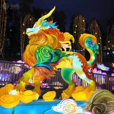 China Wholesale Large Handmade Animal Lanterns , Waterproof Outdoor Lighting Decor for Festival Magic Theme for sale