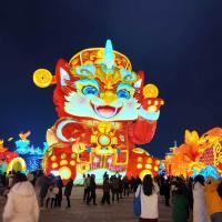 China Large-Scale Custom LED Art Lanterns  Waterproof & Durable for Outdoor Festival & Park Ornaments for sale