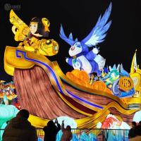 China Custom Large-Scale Game Character LED Lanterns  Waterproof & Durable for Outdoor Festivals for sale