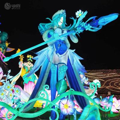 China Custom Large-Scale Game Character LED Lanterns  Waterproof & Durable for Outdoor Festivals for sale