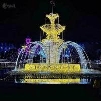 China Outdoor Waterproof 3D LED Palace Arch Light - Customizable Large Scale Festival Decoration for Theme Parks & Events for sale