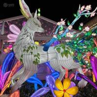 China Custom Large Mythical Reindeer Lantern - Outdoor Light Festival & Christmas Decor Lighting for sale