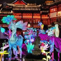 China Large Scale Customizable Mythical Beast LED Lantern - Complete Outdoor Light Festival Project Solution for sale