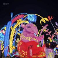 China Custom Mythical Steed Lantern (Shan Hai Jing Theme) | Large Animal Sculpture Light for Festivals, Parties & Theme Parks for sale