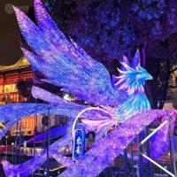 China Outdoor Customizable Giant LED Deer Sculpture Lantern for Shopping Mall Festival Decor for sale
