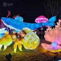 China Underwater World Theme LED Lanterns Colorful Lionfish & Tropical Fish Decor for Beach & Aquarium Events for sale
