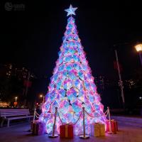 China Christmas Outdoor Decoration Solution  Large Geometric LED Christmas Tree Light for Shopping Malls & Street Decor for sale