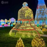 China Custom Large 3D LED Christmas Tree Lights for Outdoor Holiday Park Decoration for sale