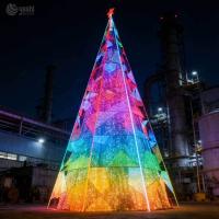 China Custom Large 3D LED Christmas Tree Lights for Outdoor Holiday Park Decoration for sale