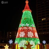 China Custom Large 3D LED Christmas Tree Lights for Outdoor Holiday Park Decoration for sale