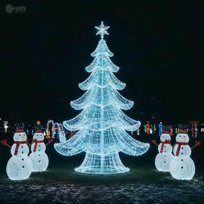 China Outdoor Custom Christmas Tree Sculpture LED Light Display for Holiday Events & Party Decoration for sale