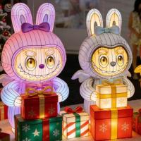 China Cute Labubu Style Rabbit LED Lantern Waterproof Outdoor Festival Decoration Light for Christmas & Light Show for sale