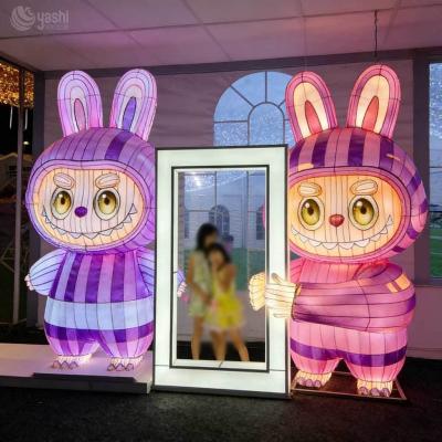 China Cute Labubu Style Rabbit LED Lantern Waterproof Outdoor Festival Decoration Light for Christmas & Light Show for sale