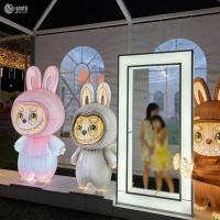 China Cute Labubu Style Rabbit LED Lantern Waterproof Outdoor Festival Decoration Light for Christmas & Light Show for sale