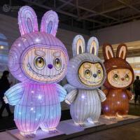 China Cute Labubu Style Rabbit LED Lantern Waterproof Outdoor Festival Decoration Light for Christmas & Light Show for sale
