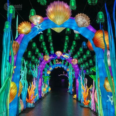 China Waterproof Marine Life Tunnel LED Lantern  Ideal for Amusement Parks, Shopping Malls & Light Festivals for sale