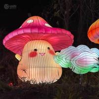 China Giant Custom LED Mushroom Sculpture | Festival & Event Decor Light | Commercial Display Piece for sale