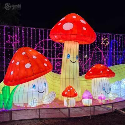 China Giant Custom LED Mushroom Sculpture | Festival & Event Decor Light | Commercial Display Piece for sale