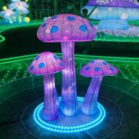 China Custom Dinosaur Hatching Egg Lantern Set, Large‑Size LED Dino Egg Light Sculpture for Theme Park for sale
