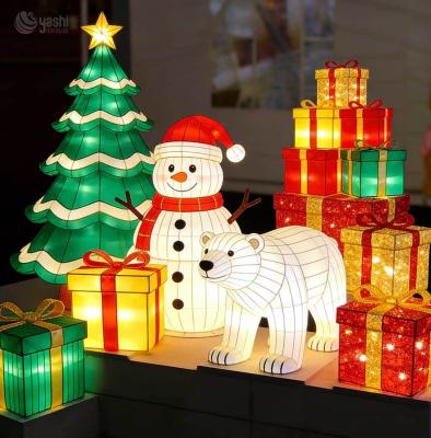 China Outdoor Custom Christmas Tree Sculpture LED Light Display for Holiday Events & Party Decoration for sale