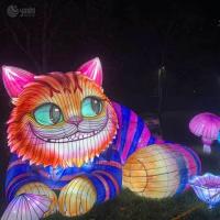 China Custom Festival Lighting Animal Sculpture Lantern Eagle LED Light for Outdoor Zoo Park Decoration for sale