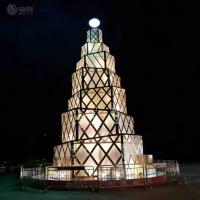 China Giant Christmas Tree LED Lighting Installation  Waterproof Outdoor Decoration Engineering Design for Malls & Parks for sale