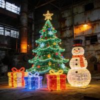 China Personalized Waterproof LED Christmas Reindeer, Tree and Sleigh Decorations for Outdoor Parks and Shopping Malls for sale