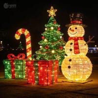 China Personalized Waterproof LED Christmas Reindeer, Tree and Sleigh Decorations for Outdoor Parks and Shopping Malls for sale