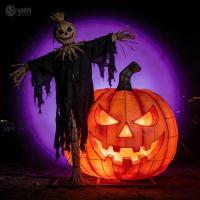 China Giant Halloween Witch Lantern Custom Waterproof LED Witch Light for Outdoor Festival & Theme Park Decoration for sale