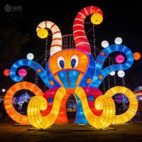 China Giant 3D Colorful Castle LED Lantern Archway for Mall Custom Christmas Decoration for sale