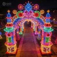 China 3D Standing Star LED Motif Light, Custom Outdoor 3D Star Light Sculpture for Christmas Light Festival for sale