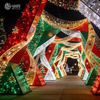China 3D Standing Star LED Motif Light, Custom Outdoor 3D Star Light Sculpture for Christmas Light Festival for sale