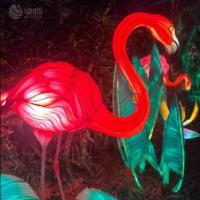 China Custom Winged Fantasy Deer LED Lantern, Mythical Creature Light Sculpture for Christmas & Theme Park Night Show for sale