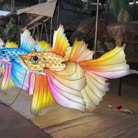 China Handmade Fish-Shaped LED Lantern for Outdoor Event Lighting & Decoration for sale