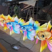 China Handmade Fish-Shaped LED Lantern for Outdoor Event Lighting & Decoration for sale