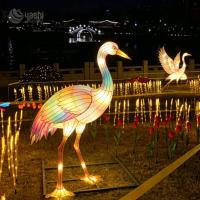 China Custom Giant Frog LED Lantern, Cartoon Animal Light Sculpture for Park & Garden Festival Light Show for sale