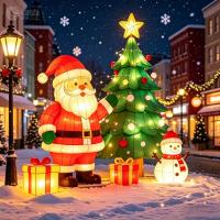 China Custom LED Wire Frame Reindeer & Sleigh Motif Light, Outdoor Christmas Light Sculpture With Gift Boxes For Plaza Holiday Light Show for sale