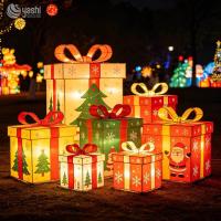 China Teddy Bear LED Sculpture Light Christmas Outdoor Decoration Lantern with One-stop Design Production Installation Service for sale
