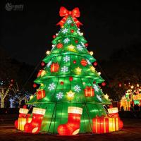 China Custom Giant Christmas Tree LED Lantern Sculpture for Outdoor Plaza & Theme Park Waterproof Lighting for sale