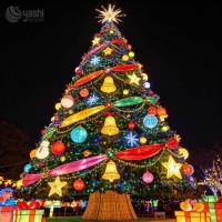 China Custom Giant Christmas Tree LED Lantern Sculpture for Outdoor Plaza & Theme Park Waterproof Lighting for sale