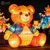 China Customizable Waterproof Christmas LED Light Set: Snowman, Reindeer & Teddy Bear for Outdoor Park & Plaza Decoration for sale