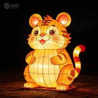 China Custom Owl LED Lantern, Cartoon Bird Animal Light Sculpture for Forest‑Theme Park Night Light Festival for sale