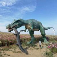 China Custom Giant Life Size Animatronic Brachiosaurus Simulation Dinosaur Model for Theme Park Zoo Museum Outdoor Decoration for sale