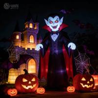 China Custom Witch Halloween Arch Lantern, Large LED Spooky Tree Gate Light Sculpture with Pumpkin, Bat & Spider Decor for sale