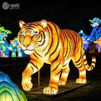 China Handcrafted Custom Giant Outdoor Hippo LED Lantern Decoration for Zoo and Theme Park Landscaping for sale