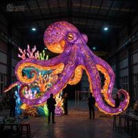 China Outdoor LED Jellyfish Coral Fish Lantern Set, Ocean Landscape Lighting Solution for Theme Park & Amusement Park Decoration for sale