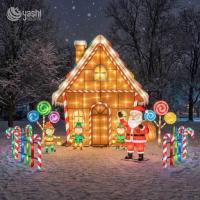 China Custom LED Christmas Reindeer Lantern, Waterproof Outdoor Lighting Solution for Theme Parks, Events & Urban Street Decor for sale